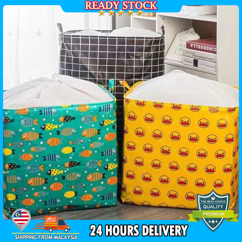 Extra Large Foldable Laundry Basket Storage Box Ready Stock Waterproof ...