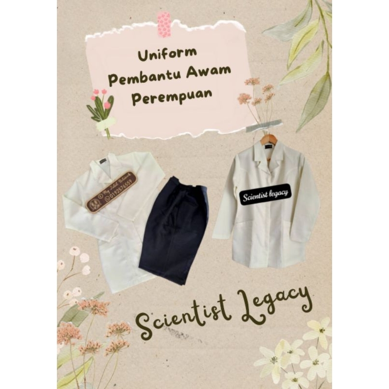 Uniform Pembantu Awam Perempuan | Shopee Malaysia