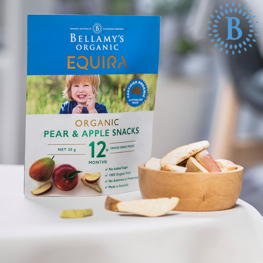 Bellamy's Organic EQUIRA Pear Apple Snacks 20g | Shopee Malaysia