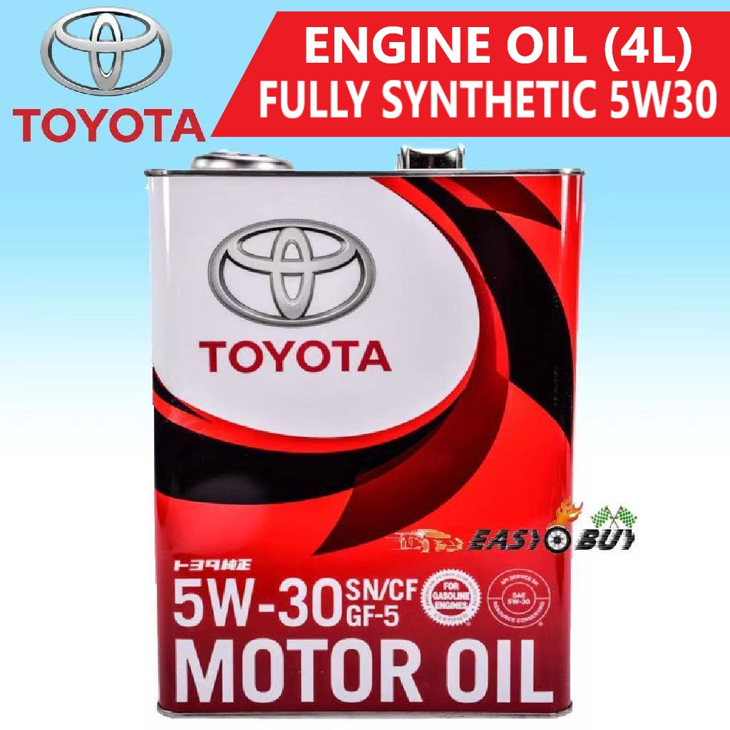 Original Toyota Engine Oil GF-6A 5W-30 5W30 Fully Synthetic (4L) SN ...