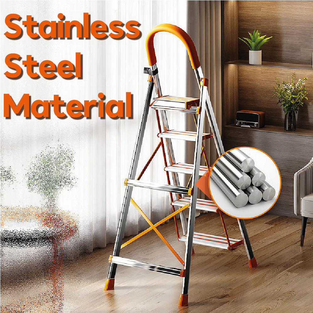 Aluminum ladder Tangga lipat Ladder Folding Heavy Duty Ladder ...