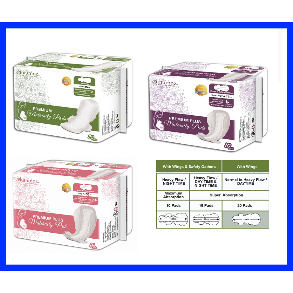 Autumnz Premium Plus Maternity Pads Pad | Shopee Malaysia