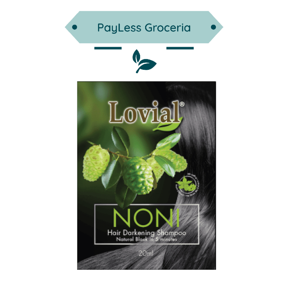 Lovial Noni Hair Color / Dye Darkening Shampoo Natural Black / Dark ...