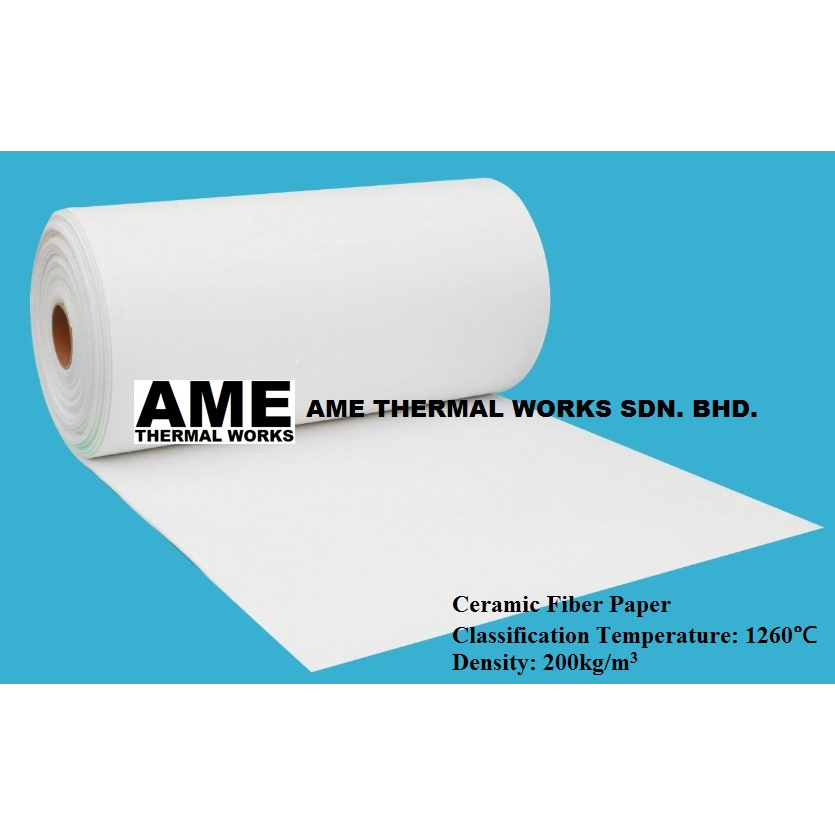 CERAMIC FIBER PAPER 1260 DEGREE CELSIUS (THICKNESS 2MM OR 3MM FOR ...