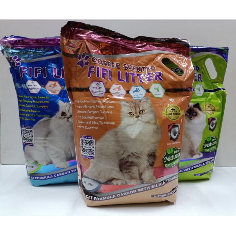 Fifi Cat Litter/Pasir Kucing 10L | Shopee Malaysia