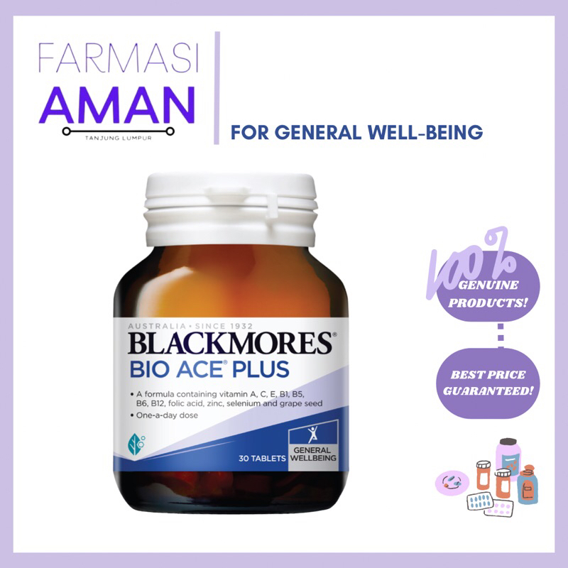 Blackmores Bio Ace Plus Tablets 30's | Shopee Malaysia
