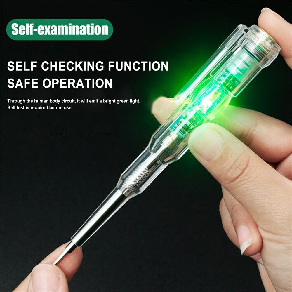 Test Pen Flat blade Screwdriver LED Dual Color Photometer Zero Live ...