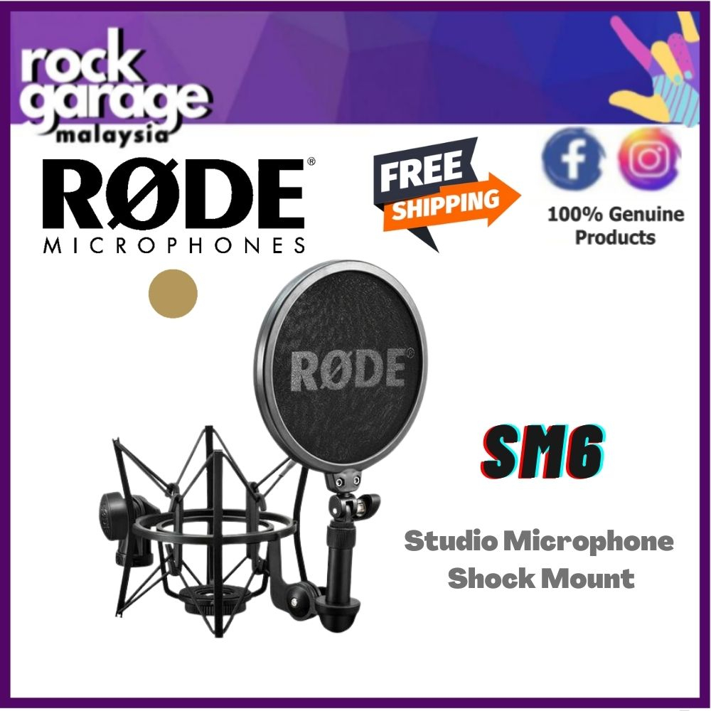Rode SM6 Studio Microphone Shock Mount ( SM 6 / SM-6 ) | Shopee Malaysia