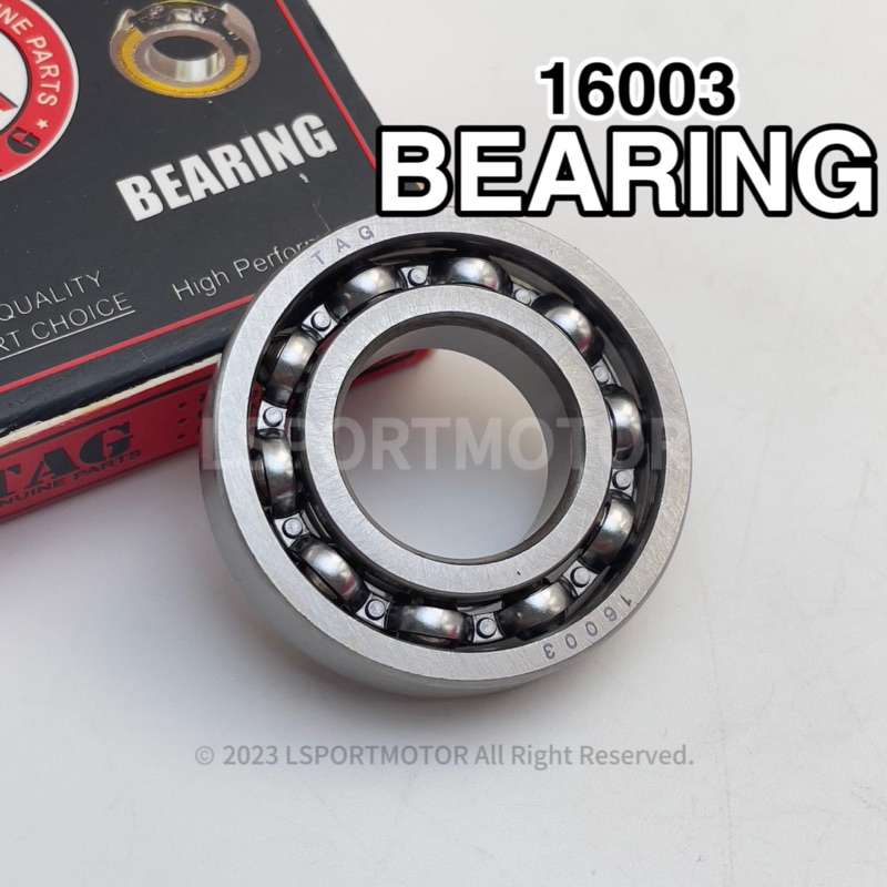 (1PC) 16003 BEARING (TAG) WAVE125-S MOTORCYCLE MOTOR BERENG BERING ...