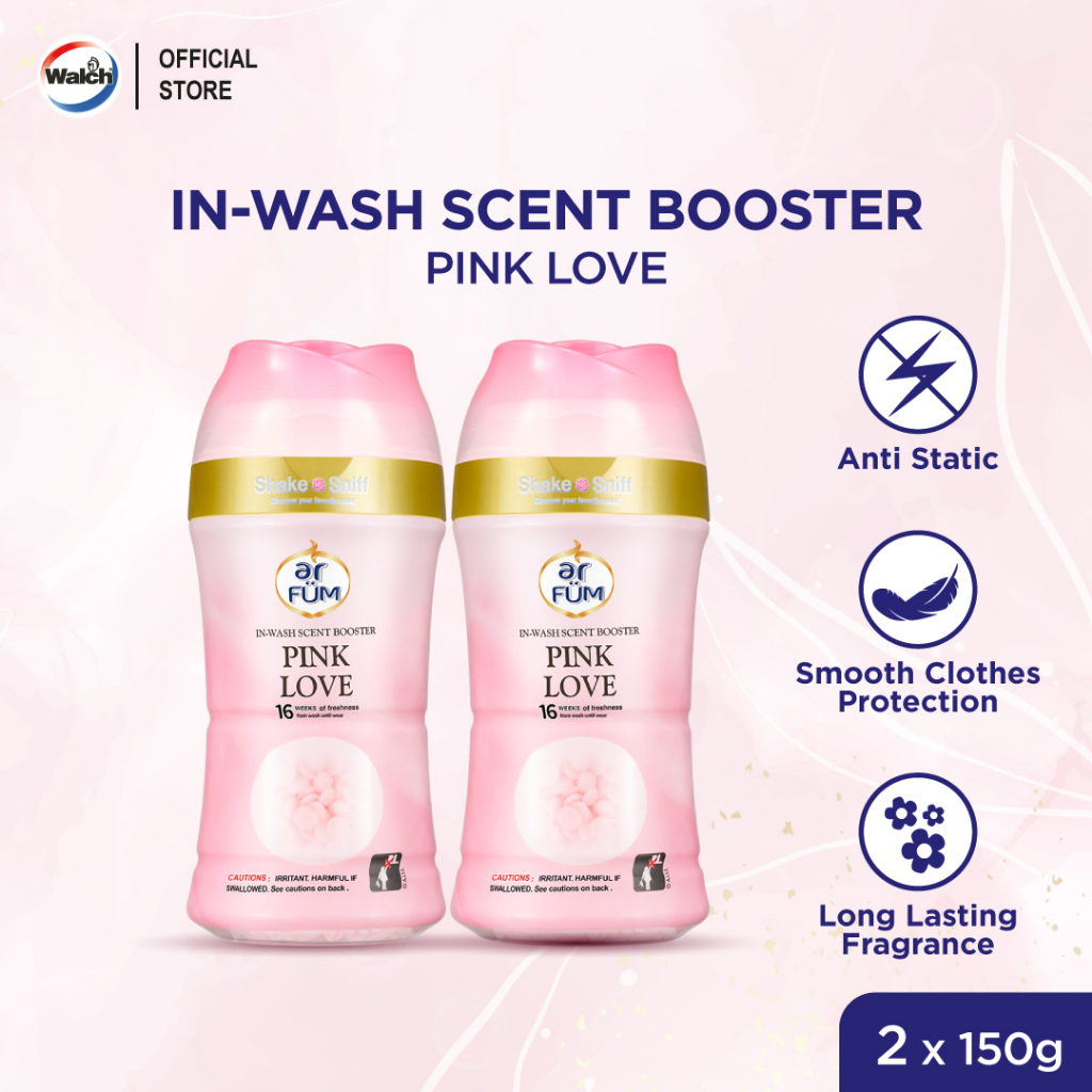 [TWIN PACK] ar FUM In-Wash Scent Booster - Pink Love (150g) | Shopee ...