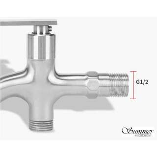 (Clear Stock) SUS304 STAINLESS STEEL KITCHEN & BATHROOM DOUBLE TAP ...