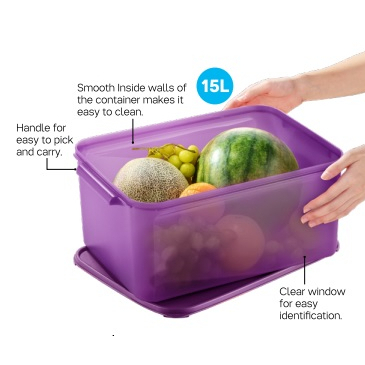 Tupperware Jumbo Modular Keeper (1) 15L | Shopee Malaysia