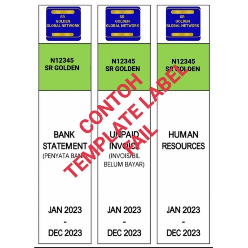 Template Label Fail. | Shopee Malaysia