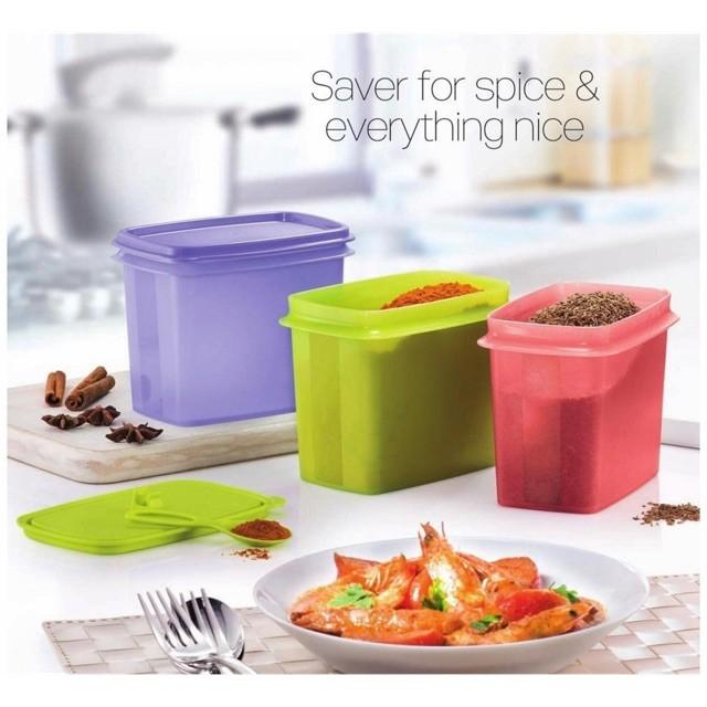 Tupperware Limited Edition Shelf Saver 840ml (Clear Window) With Spoon ...