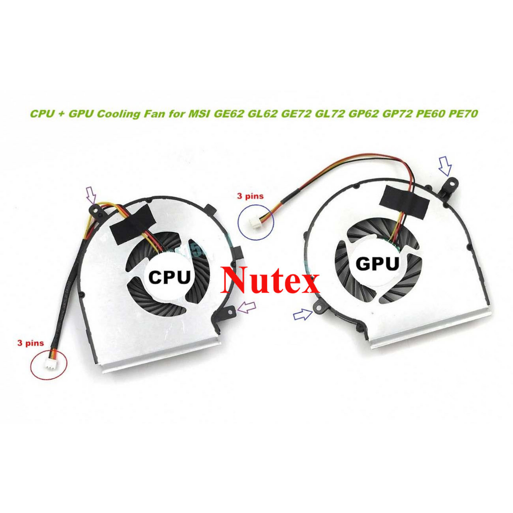 NEW MSI GE62 PL60 GL62 CX62 GE72 GL72 GP62 GP72 PE60 PE70 GP62MVR 6RF 6QD 6QE 6QF 6QG 6RF 2QE ...