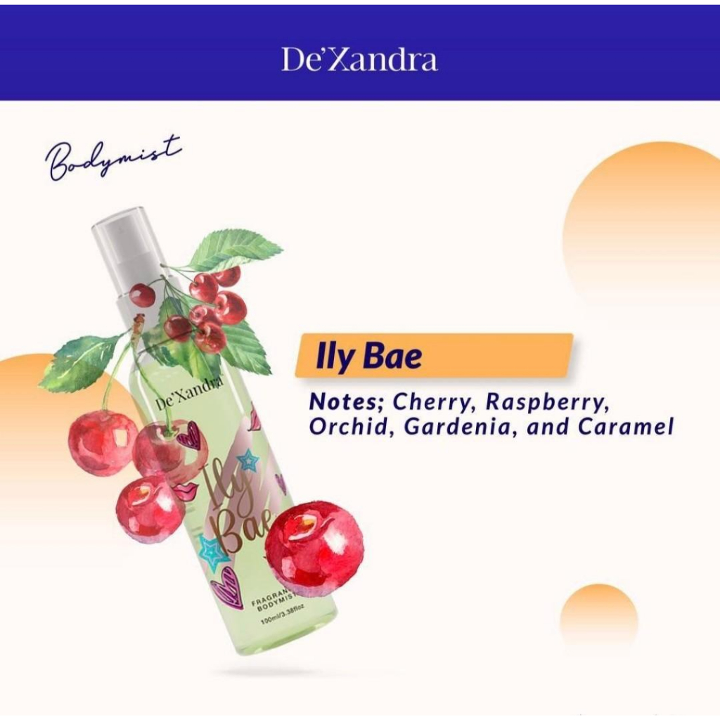 (ORI) DE'XANDRA BODY MIST LILY BAE 100ML | Shopee Malaysia