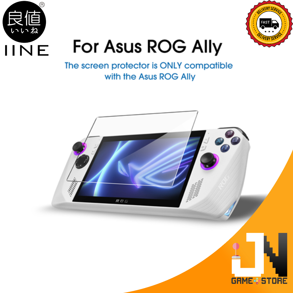 IINE ROG Ally Tempered Glass Screen Protector (NEW) | Shopee Malaysia
