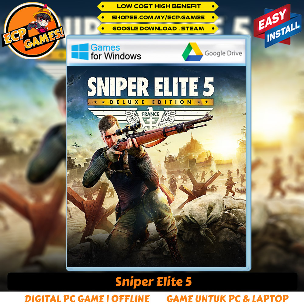 Sniper Elite 5 / PC / Game / Offline / Digital Download / Dlc / Ecpgames | Shopee Malaysia