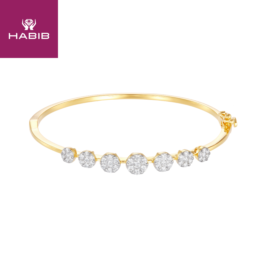 HABIB Anna Maria Yellow Diamond Bangle | Shopee Malaysia