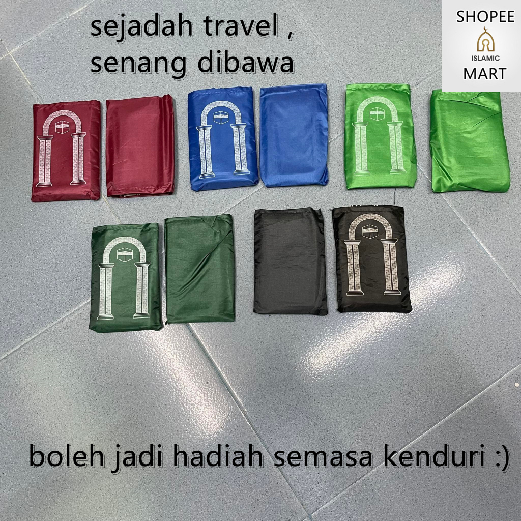 PORTABLE MASJID KENDURI SURAU】POCKET SEJADAH MUSLIM Solat islamic ...
