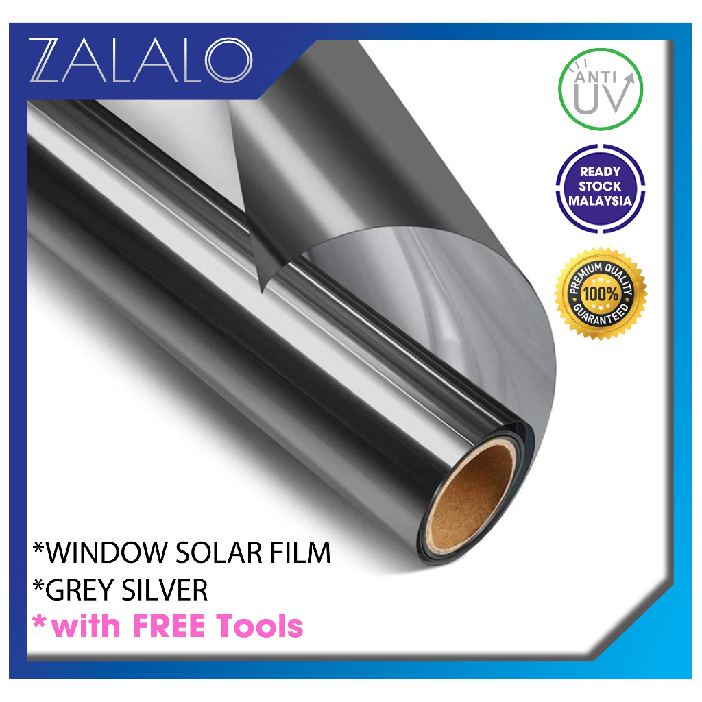 ZALALO Tinted Rumah Anti UV Fully Privacy Black Film Window Tint Anti ...