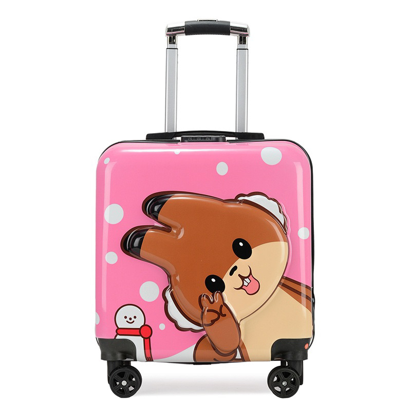 18inci Kid Luggage Cute Animal Suitcase Travel Bag Luggage Hand Carry ...