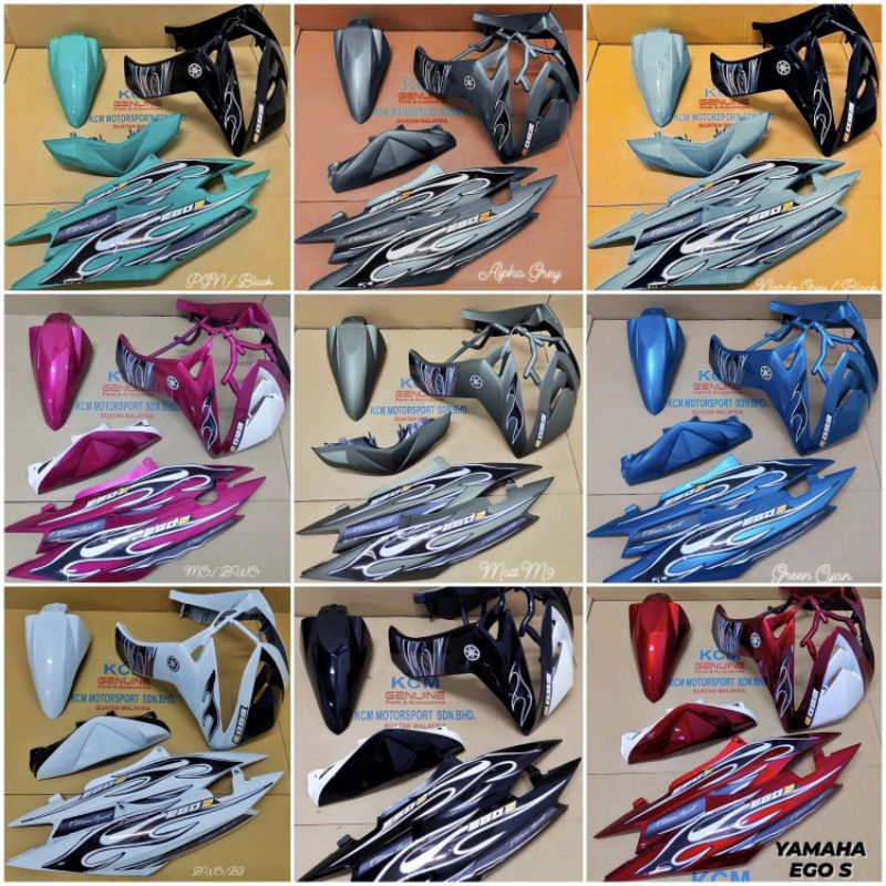 COVER SET MOTOR YAMAHA EGO S DESIGN API 2023 SIAP TAMPAL STICKER ...