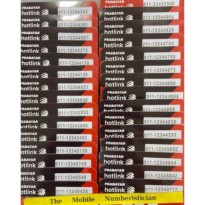 Maxis Hotlink Special Vip Vvip Prepaid Simcard Number 011-1234 | Shopee ...