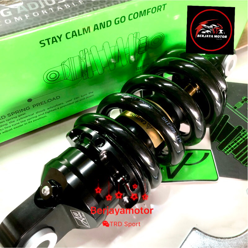 Absorber MonoShock Yamaha Y15 /Y16 Y15zr Aji Racing Golden Black/red ...