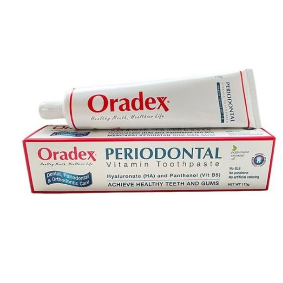 ORADEX PERIODONTAL VITAMIN B5 AND HYALURONATE TOOTHPASTE 175G | Shopee ...