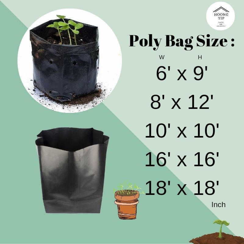 UV Protection Poly Bag / Ploybag / Nursery Plantation Plastic / 种植塑料袋 ...