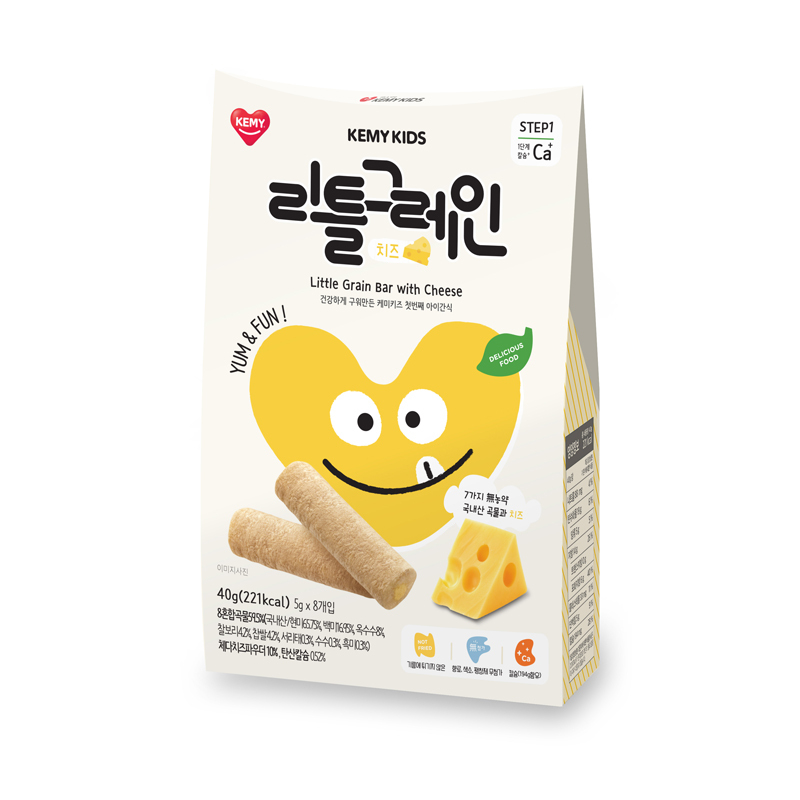 KEMY Bebe Grain Little Grain High Calcium Kids Snack (Blueberry/Cheese ...