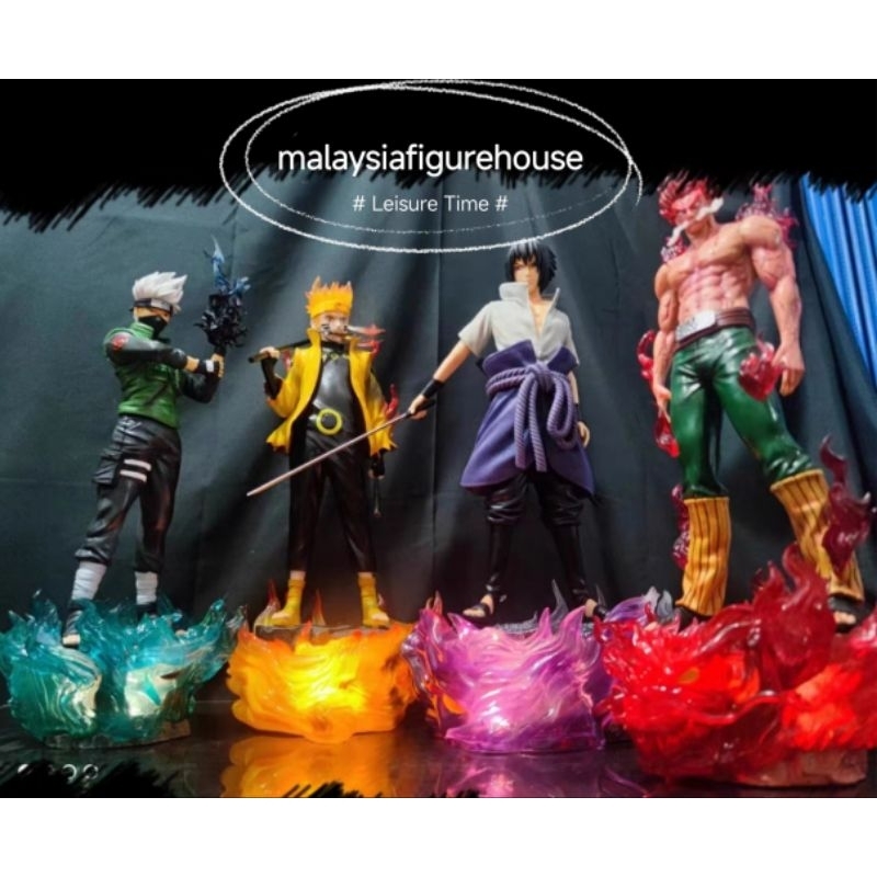 🔥READY STOCK🔥38CM NARUTO CW MIGHT GUY SASUKE KAKASHI NARUTO LIGHT UP ...