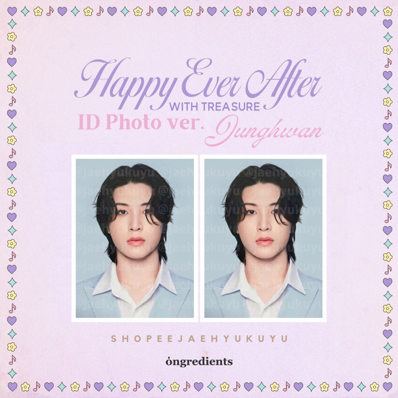 TREASURE X ONGREDIENTS ID Photo Set ‘Happy Ever After with Treasure ...