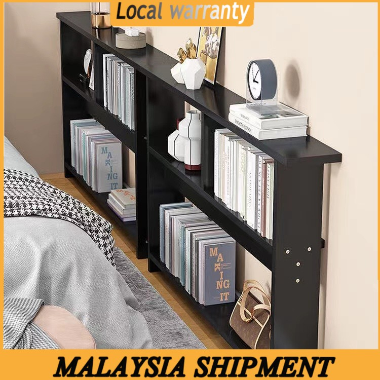In stock#Bedside Table storage rack Sofa Rear Shelf Long Cabinet ...