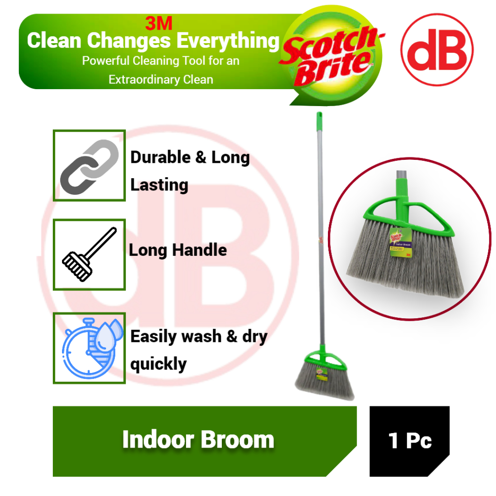 ( Ready Stock) 3M Scotch Brite Indoor Broom | Shopee Malaysia