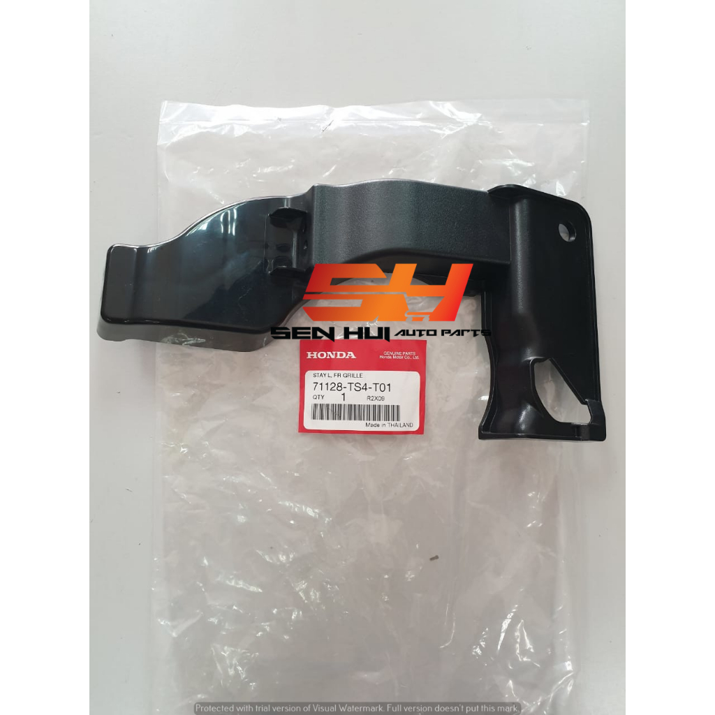 Honda Civic 71128-TS4-T01 BRACKET LH rad grille Genuine Parts | Shopee ...