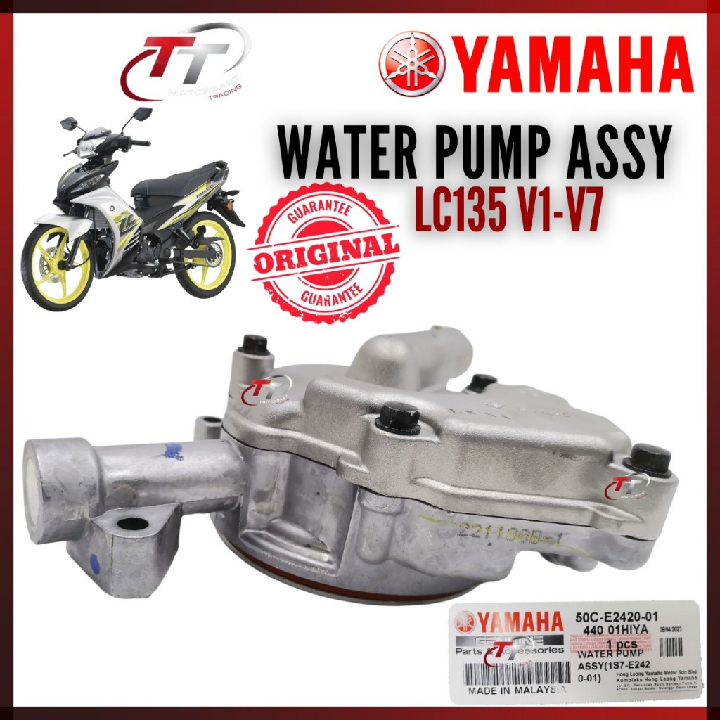 YAMAHA LC135 LC 135 V1-V7 135LC Water Pump Assy Waterpump Coolant Pum ...