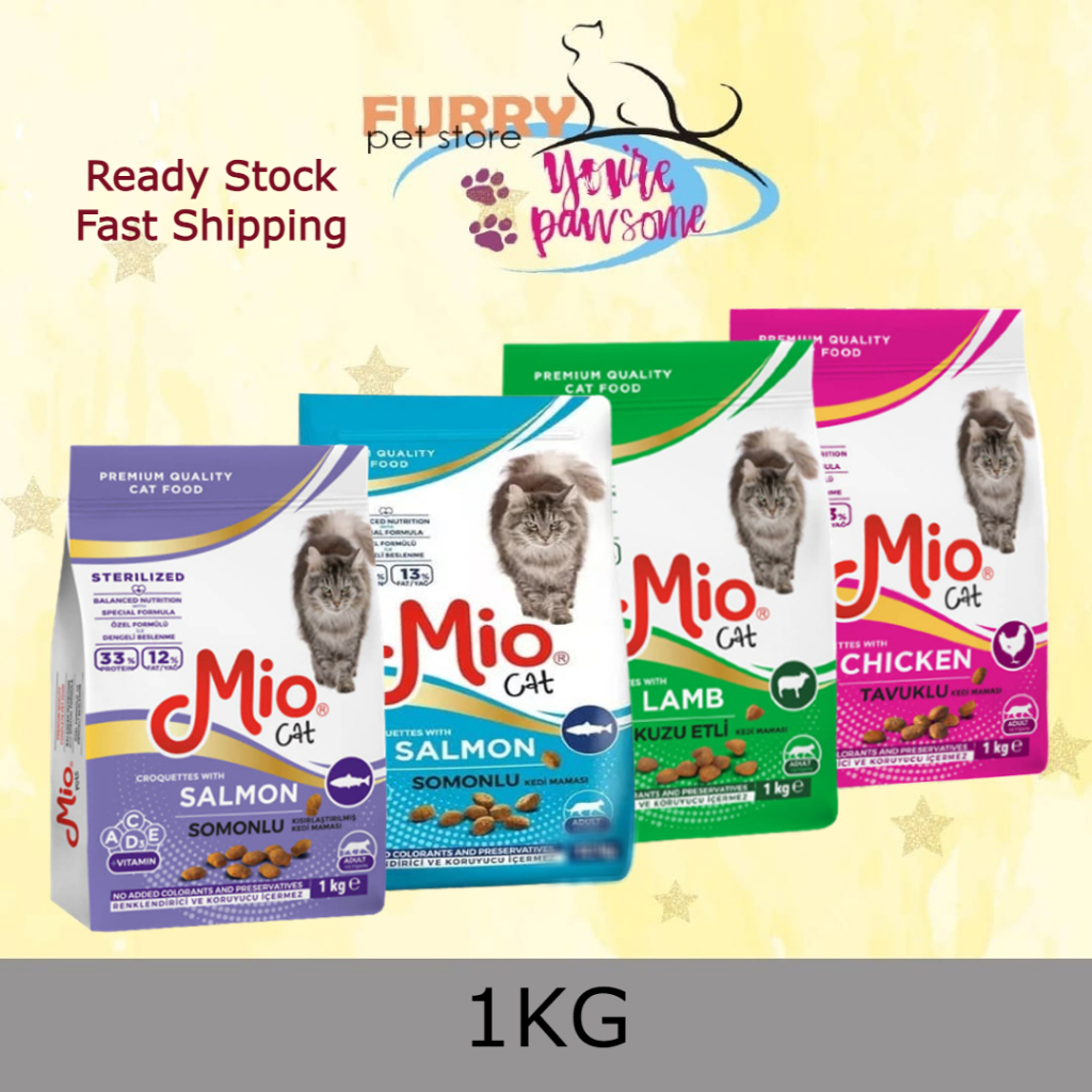 [ MURAH !!! ] Mio Premium Cat Food -1KG ( KITTEN / ADULT ) | Shopee ...