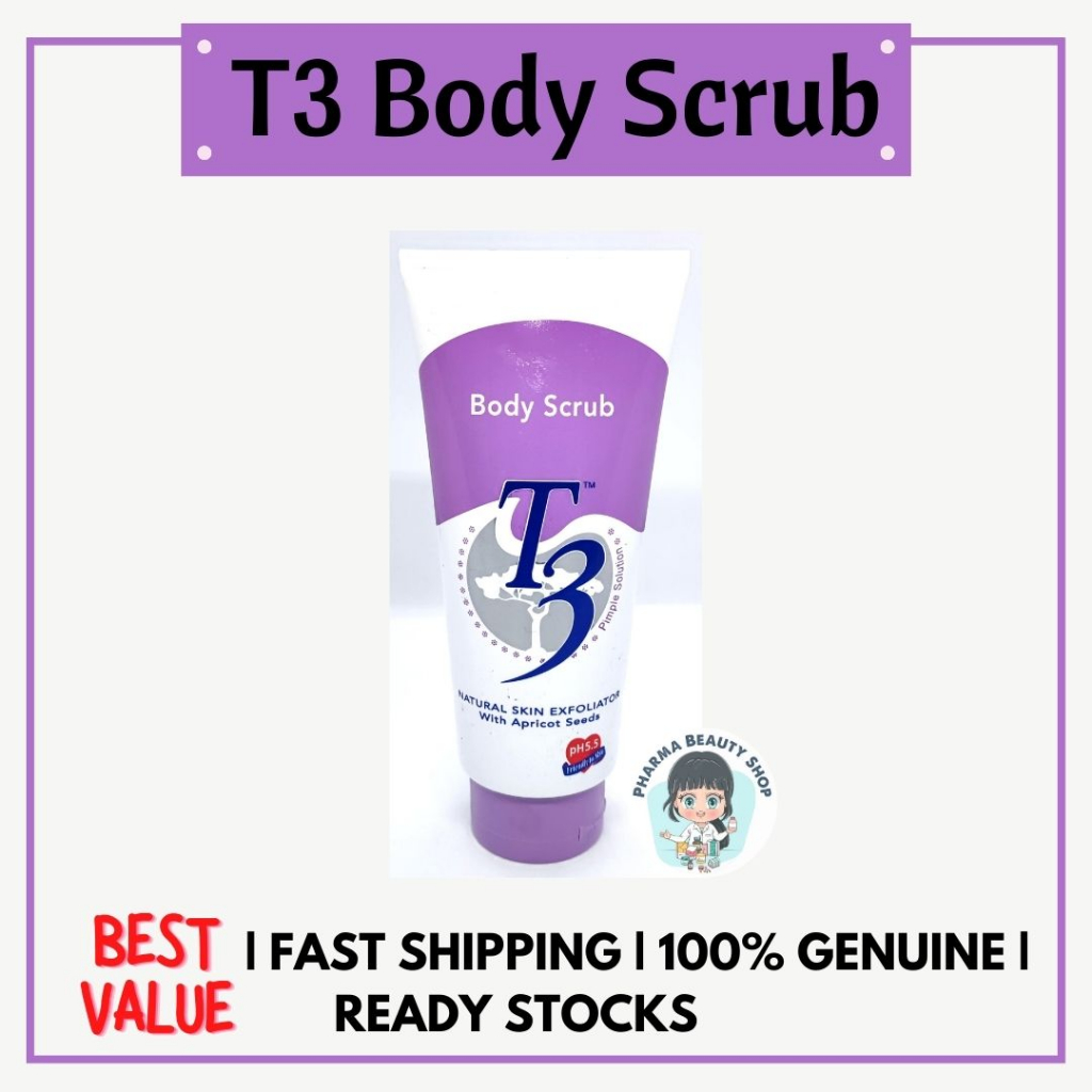 Hoe T3 Acne Body Scrub 200g (Clears, Stops & Prevents Body ACNE ...