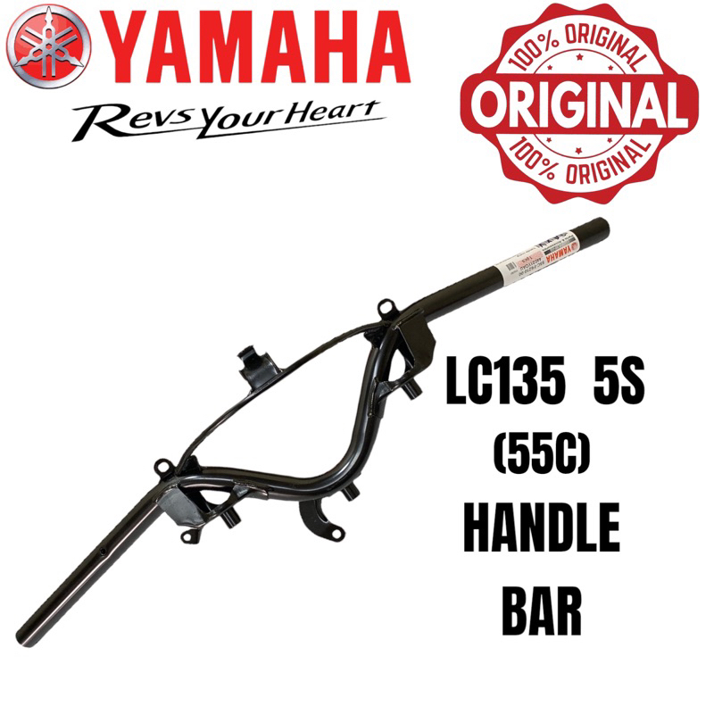 YAMAHA LC135 V1 - V8 4S 5S LC135 FI 100% ORIGINAL HLY HANDLE BAR HANDLE BRACKET STEERING BESI ...