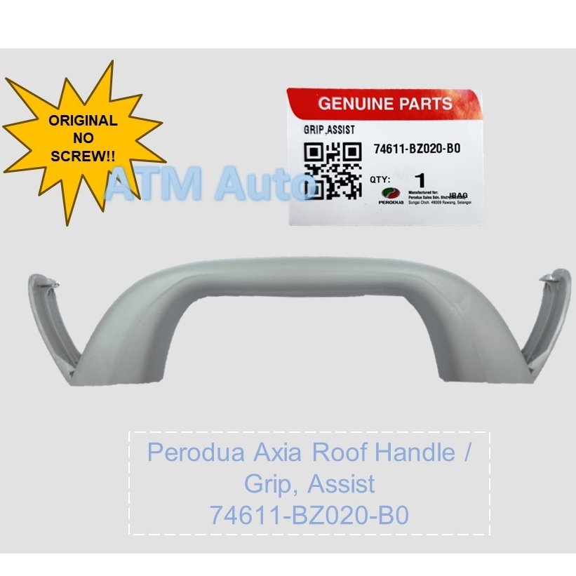 Perodua Axia Grip Assist / Roof Handle / Pemegang Pintu (74611-BZ020 ...