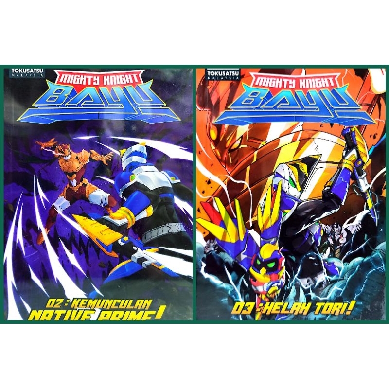 KOMIK MIGHTY KNIGHT BAYU - TOKUSATSU | Shopee Malaysia