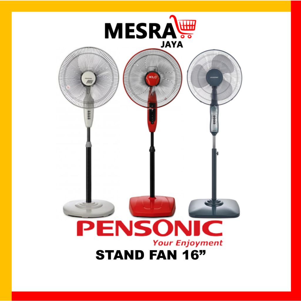 PENSONIC STAND FAN PSF4505GY / PSF4502 / PSF4507 16" KIPAS BERDIRI 16 ...