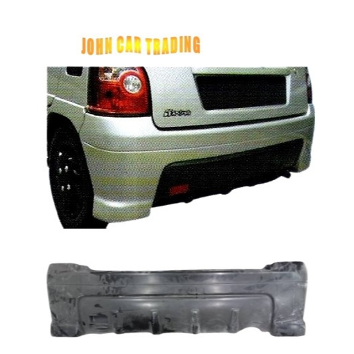 Perodua Kancil New Rear Bumper Mira Gino Fibre Body Kit Kancil Bulat Bumper Belakang Mira Gino ...