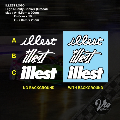 illest Logo Sticker / Decal (High Quality Sticker) | Shopee Malaysia