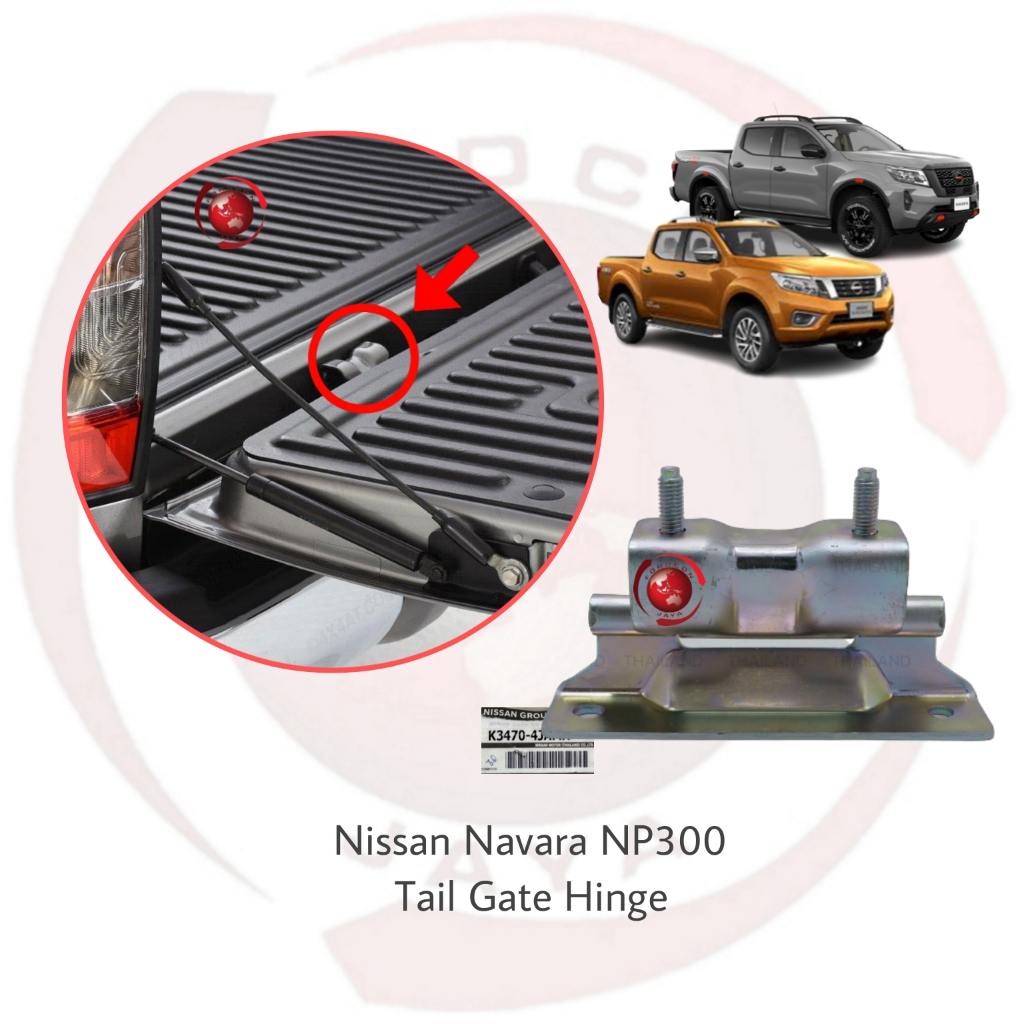 Nissan Tail Gate Hinge Navara NP300 D23T Pro-4x K3470-4JAMA Rear Bonnet Hinge Back Door Joint ...