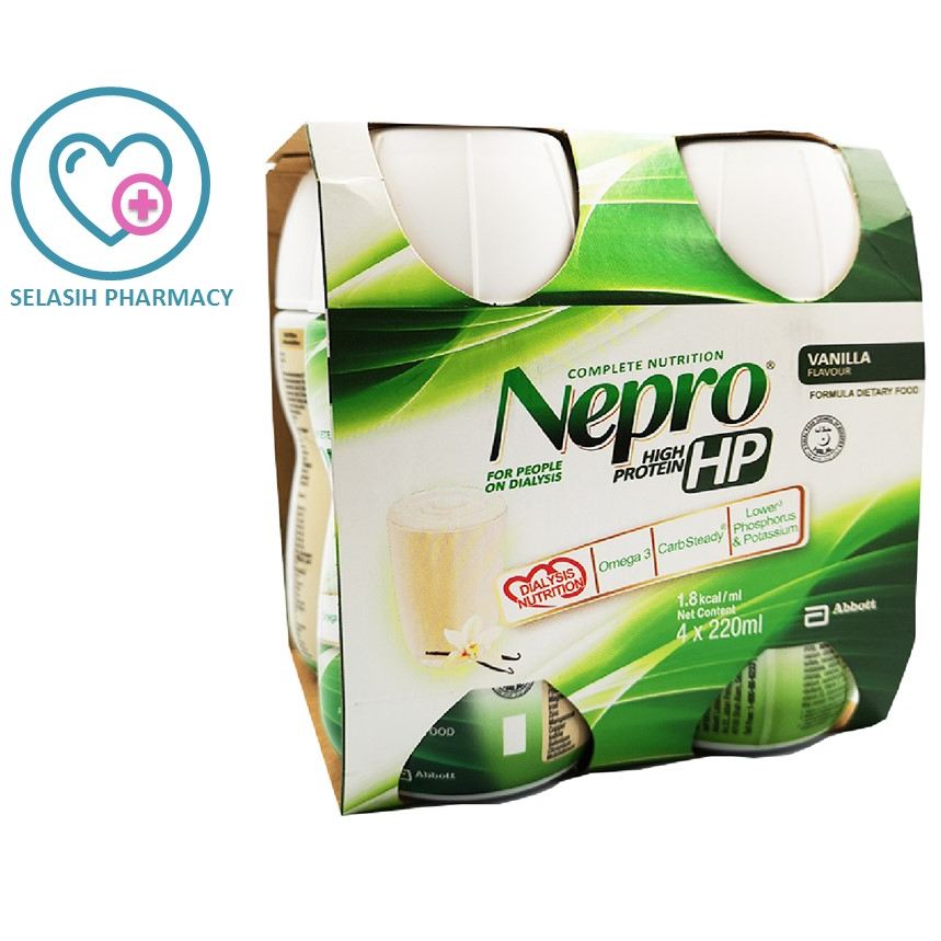 NEPRO HIGH PROTEIN VANILLA 4X220ML | Shopee Malaysia