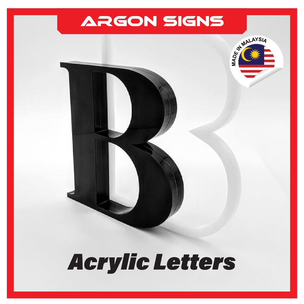 Flat Cut Acrylic Letters Signage | Laser Cut Acrylic | Custom Acrylic ...