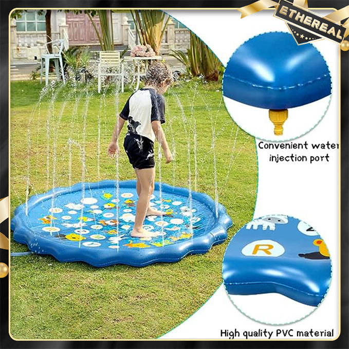Inflatable Sprinkler Pad Water Splash Sprinkle Fountain Pad Sprinkler ...